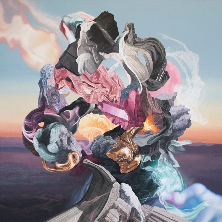 Artist James Roper at Bankley Studios