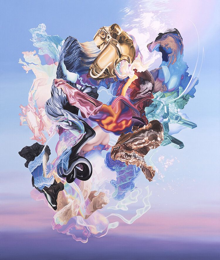 Artist James Roper at Bankley Studios